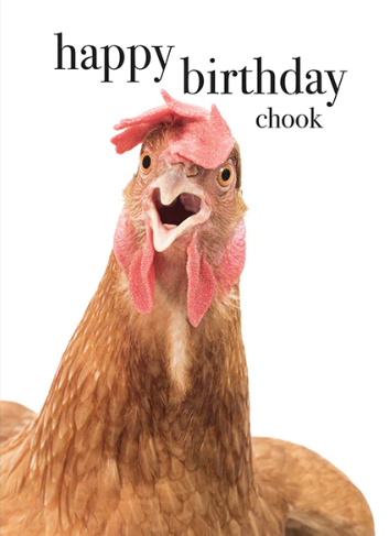 Affirmations Card - Happy Birthday Chook – Spoilt Boutique