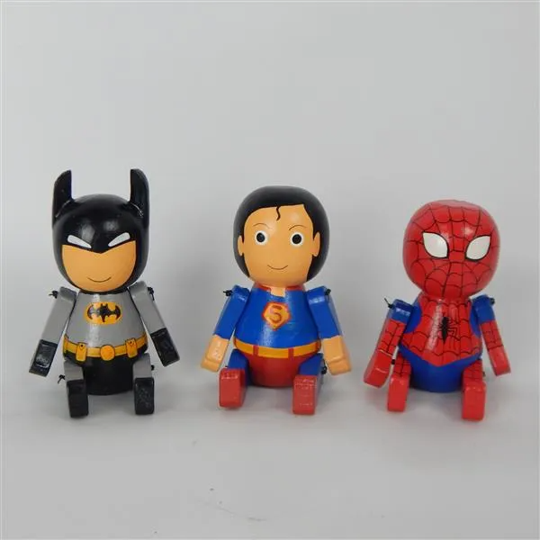 Voodoo Superhero Minis Batman/Superman/Spiderman – Spoilt Boutique