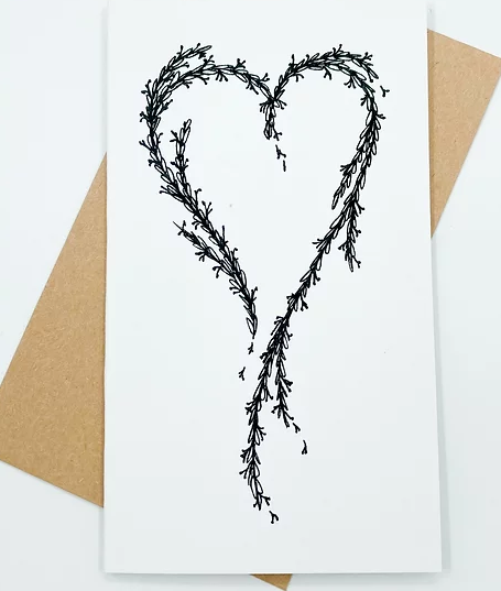 TS with Love Card - Heart (rectangle) – Spoilt Boutique